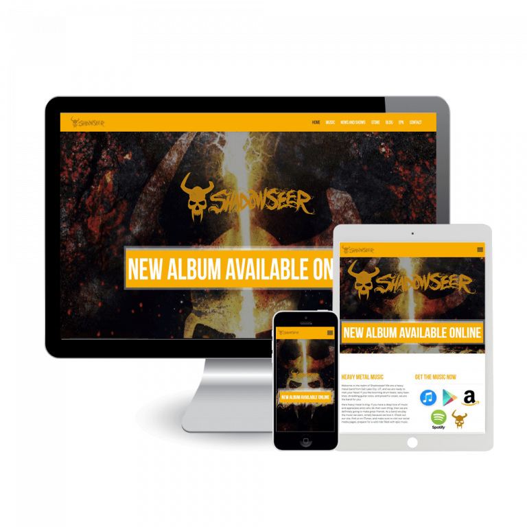 Band Web Design | Utah Web Design Pros | Musician Website